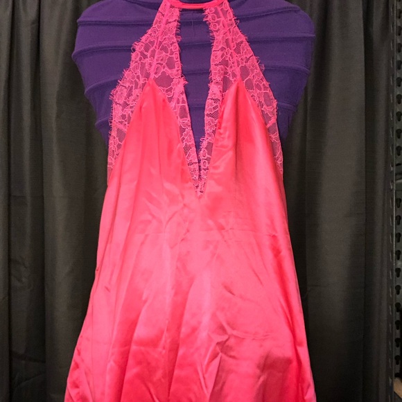 Be Wicked | Intimates & Sleepwear | Be Wicked Lace Trim Satin Nightgown ...